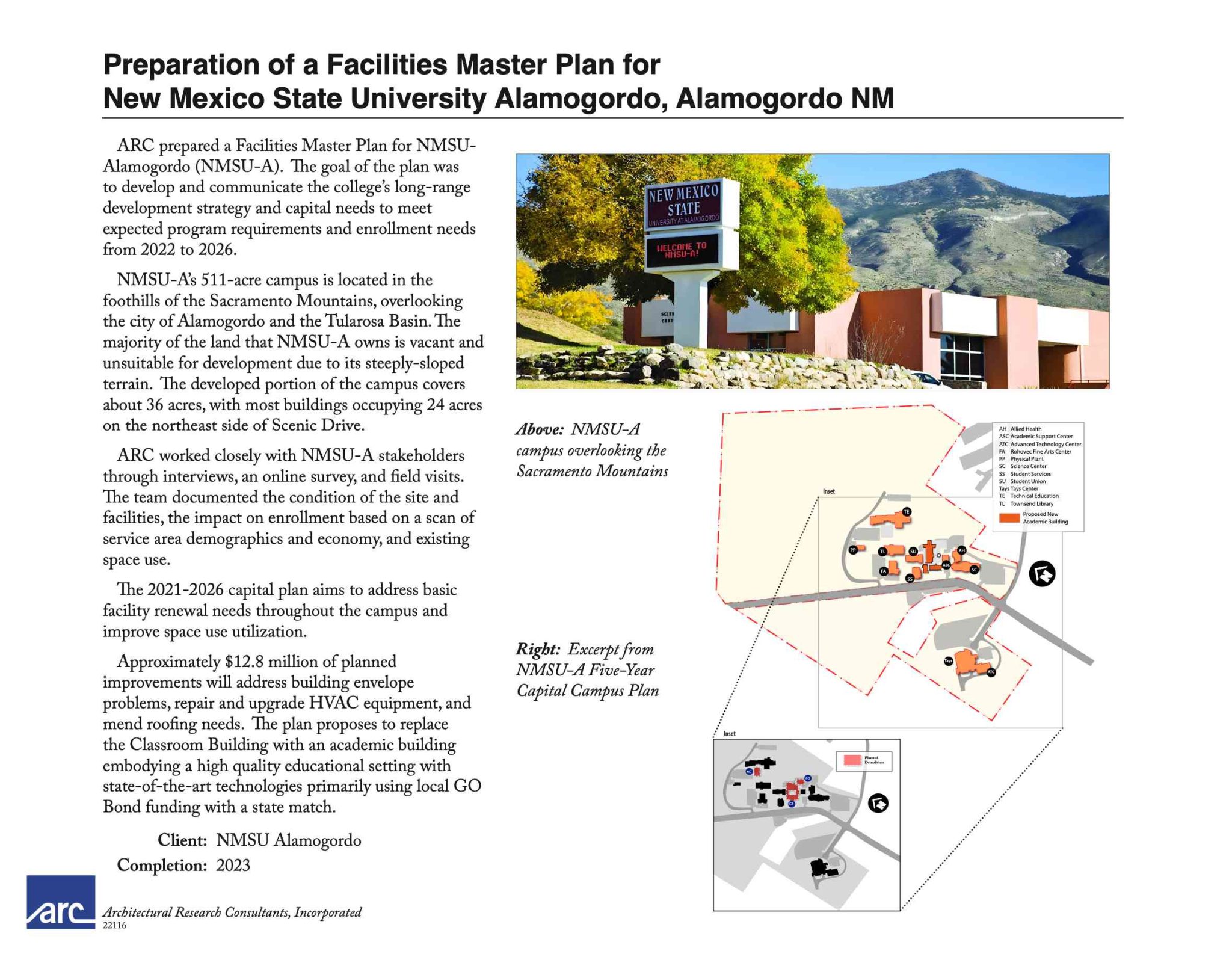Projects – Architectural Research Consultants, Incorporated